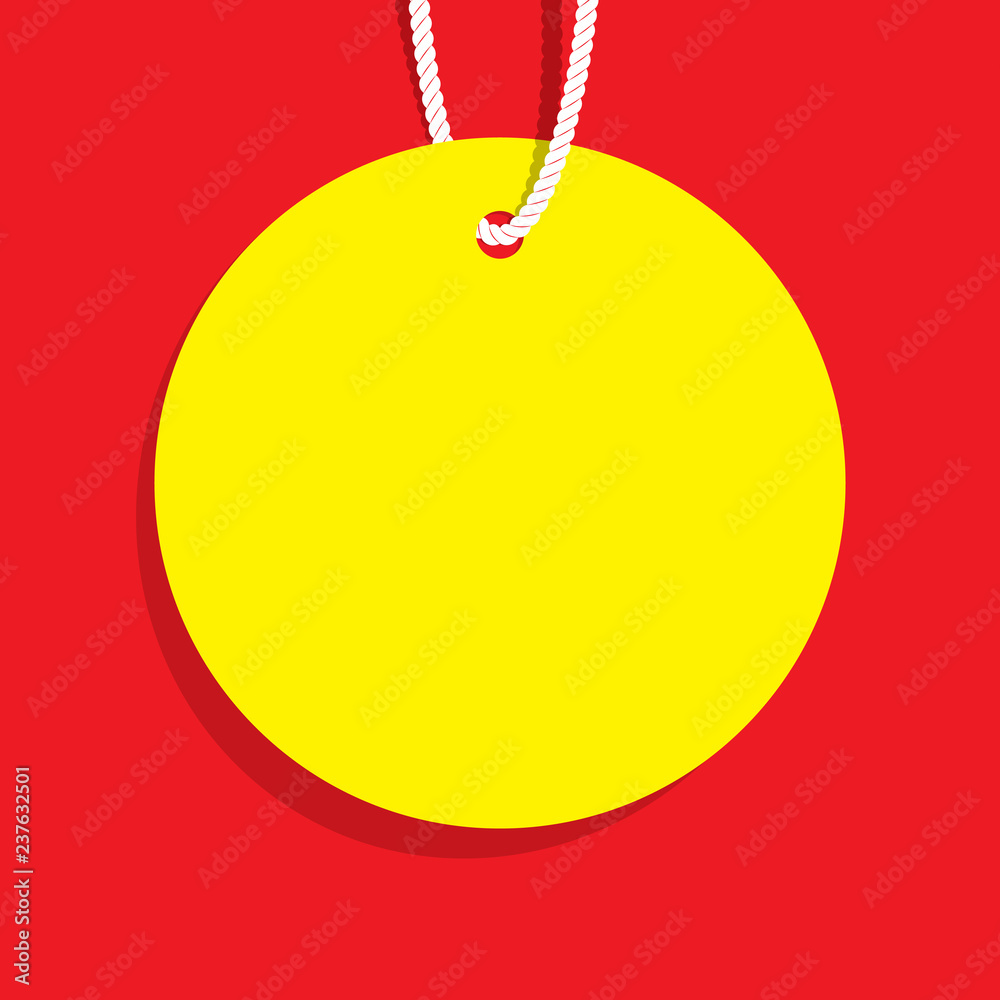 Blank Price Tag Design