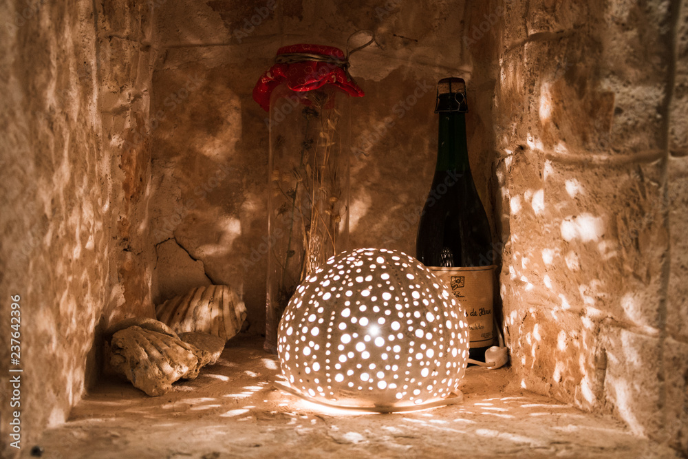 Trulli Interior design, lamps made of artistic world famous italian ...