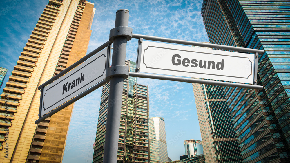 Schild 367 - Gesund Stock Photo | Adobe Stock