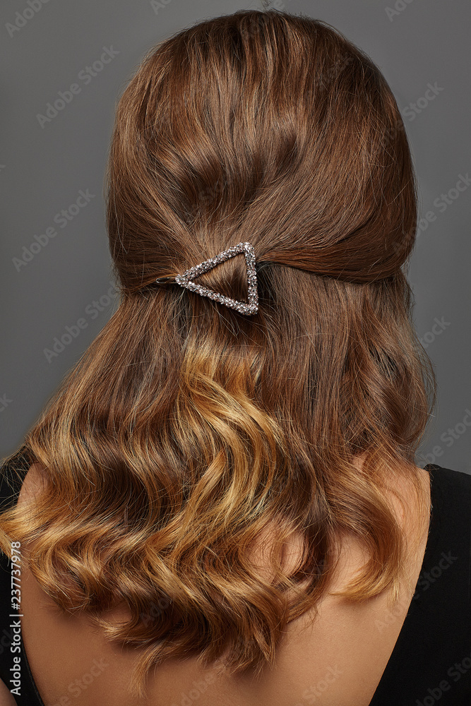 Ombre Hair Brown To Light Brown Back