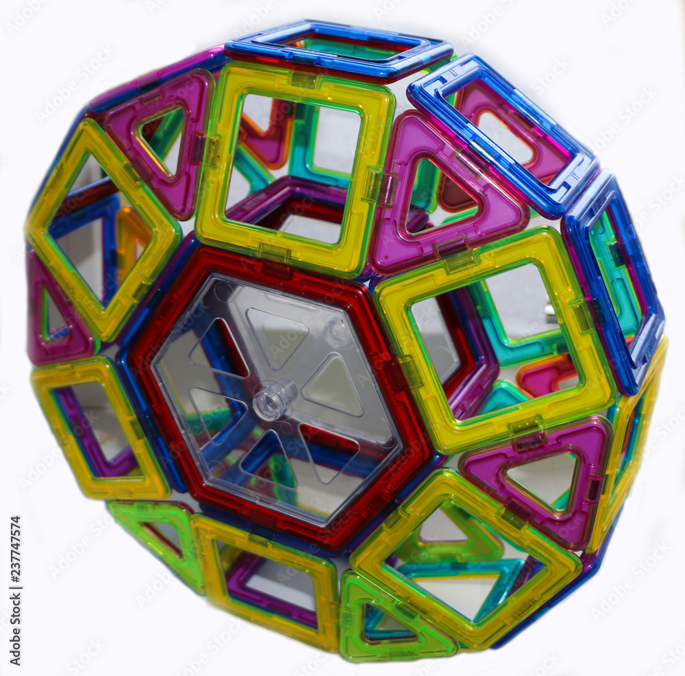 children's magnetic designer for the development of motor skills ...