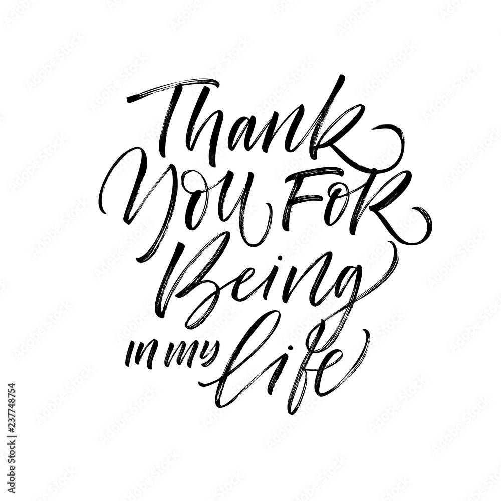 Thank You For Being In My Life