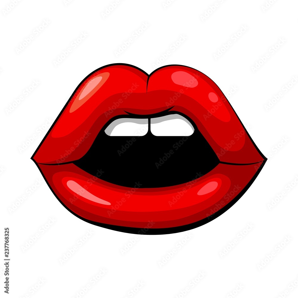 How To Draw Female Lips