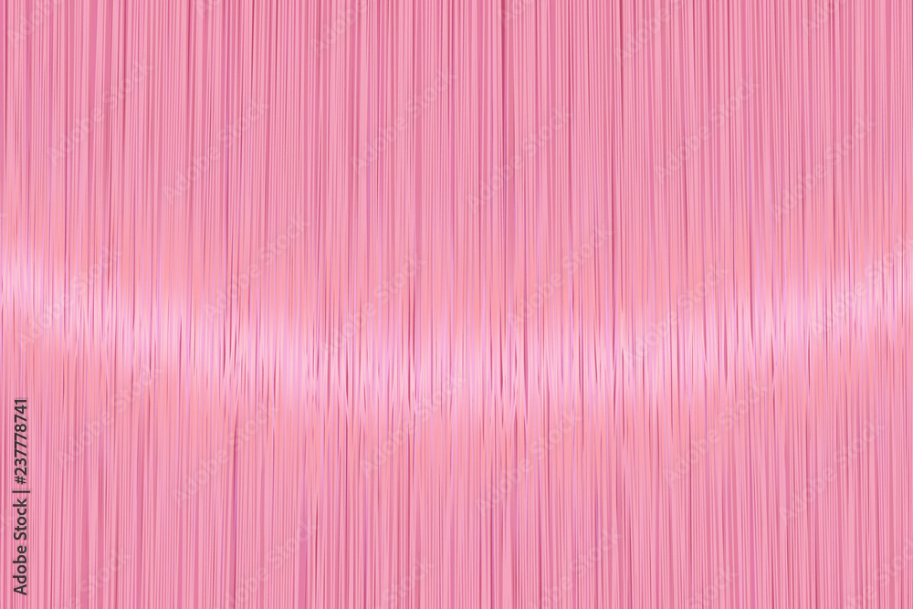 Realistic bright pink straight hair texture Stock Vector | Adobe Stock