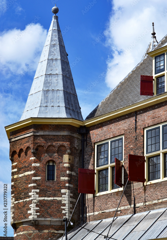 Medieval building of the weight chamber - the Waag is the oldest ...