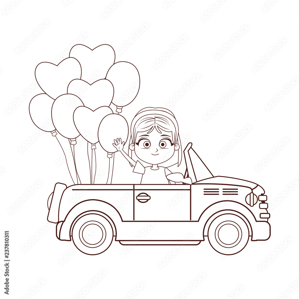 Driving Clipart Black And White