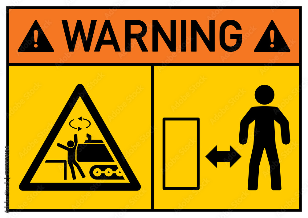 ewsn2 ExcavatorWarningSignNew - ewsn - ks318 Kombi-Schild - deutsch ...