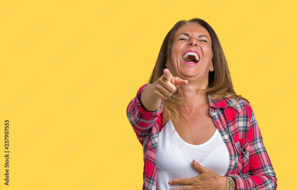 Woman Pointing And Laughing
