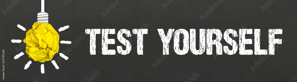 Test yourself Stock Photo | Adobe Stock