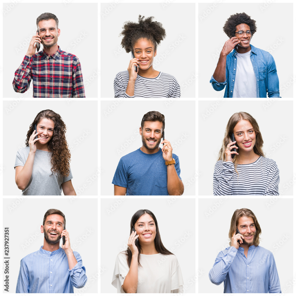 Happy Faces Of People Collage