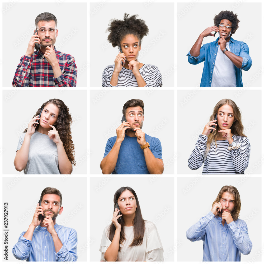 Confused Group Of People