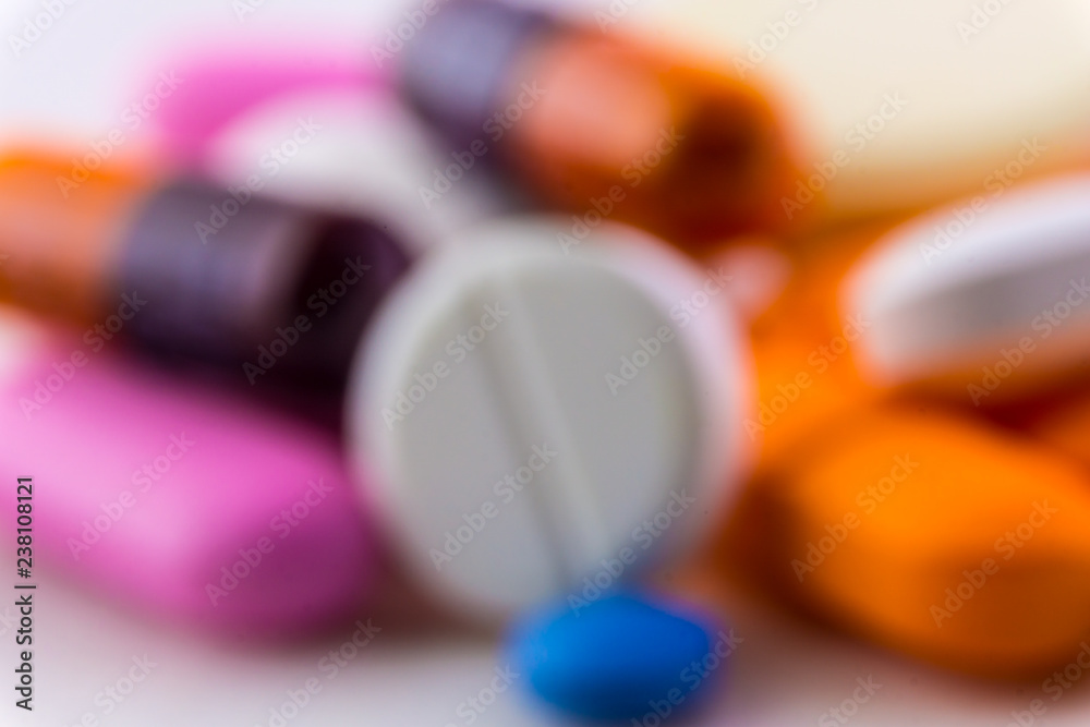 Colorful Drug Pills