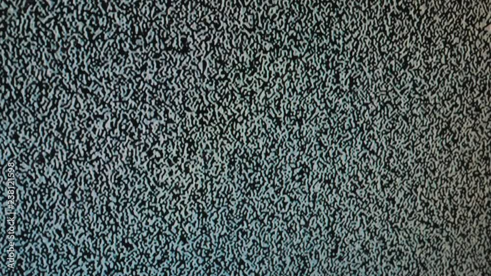 Vidéo Stock noise tv background. Television screen with static noise ...