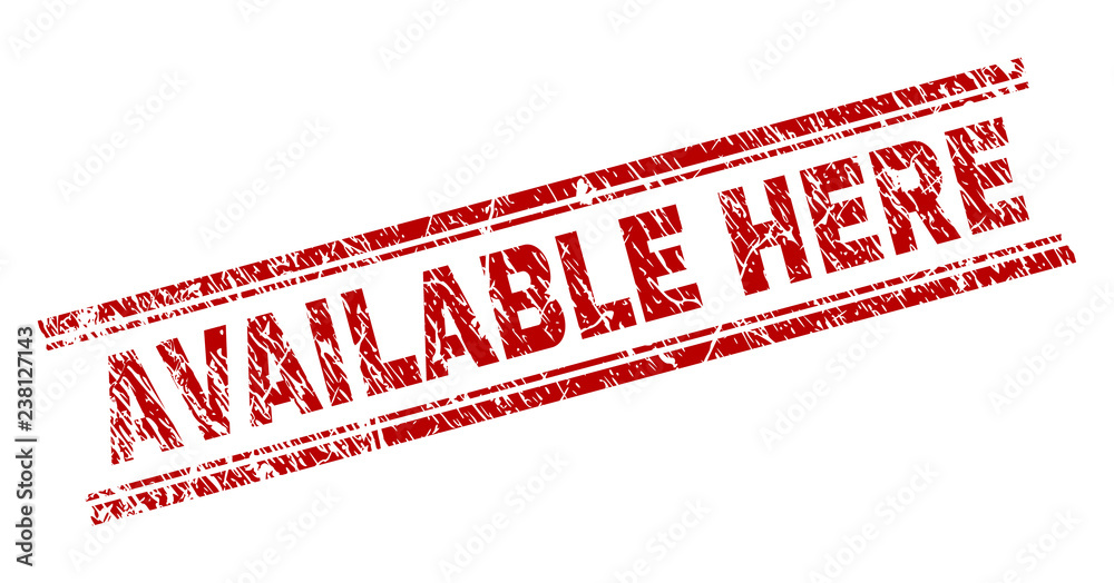 Vecteur Stock AVAILABLE HERE seal print with distress style. Red vector ...