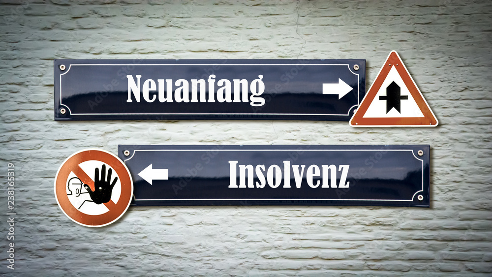 Schild 405 - Neuanfang Stock-Illustration | Adobe Stock