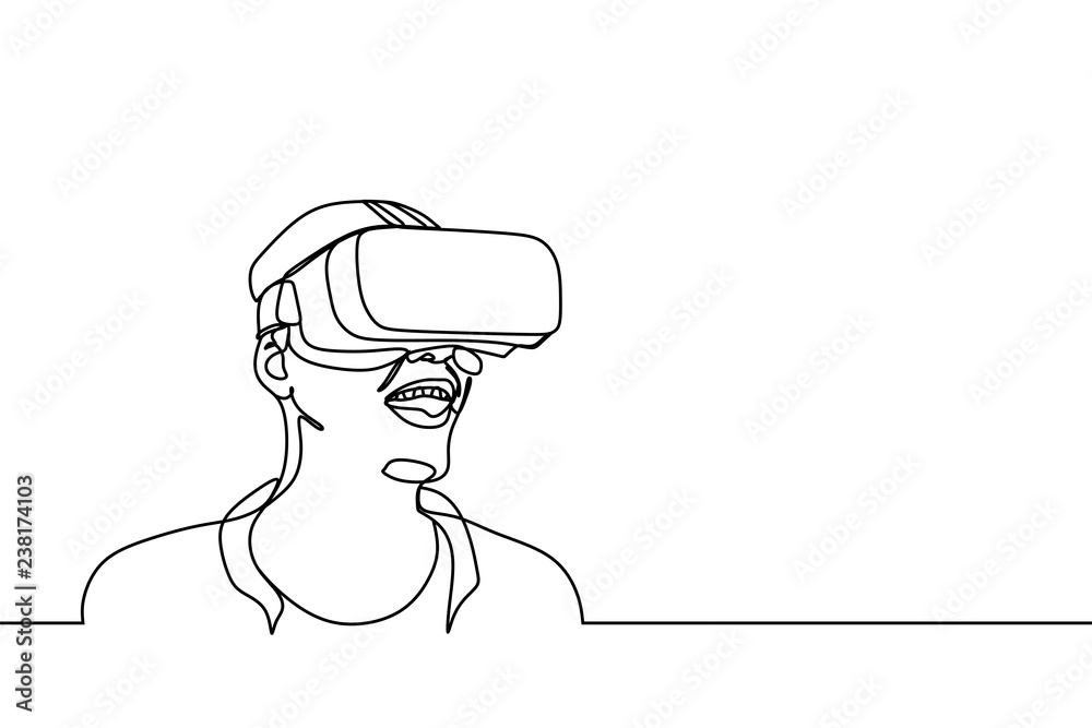 Virtual Reality Illustration