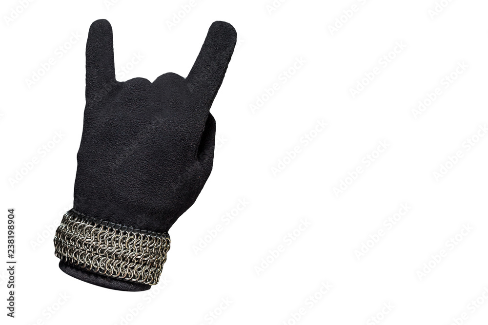 Metal goat fingers. Hand formed in a goat sign Stock Photo | Adobe Stock