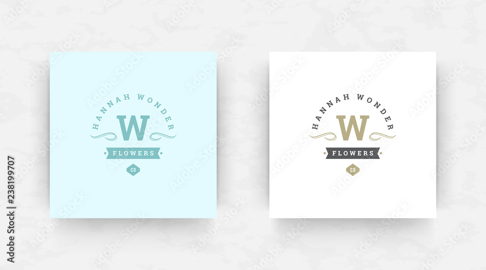 Elegant luxury brand logo design template vector illustration. Stock ...