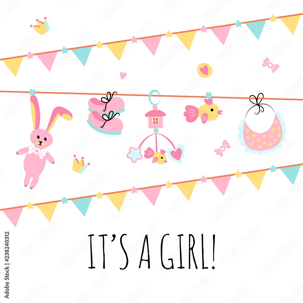 Baby Bib Card Template