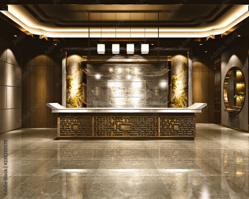 Five Star Hotel Reception