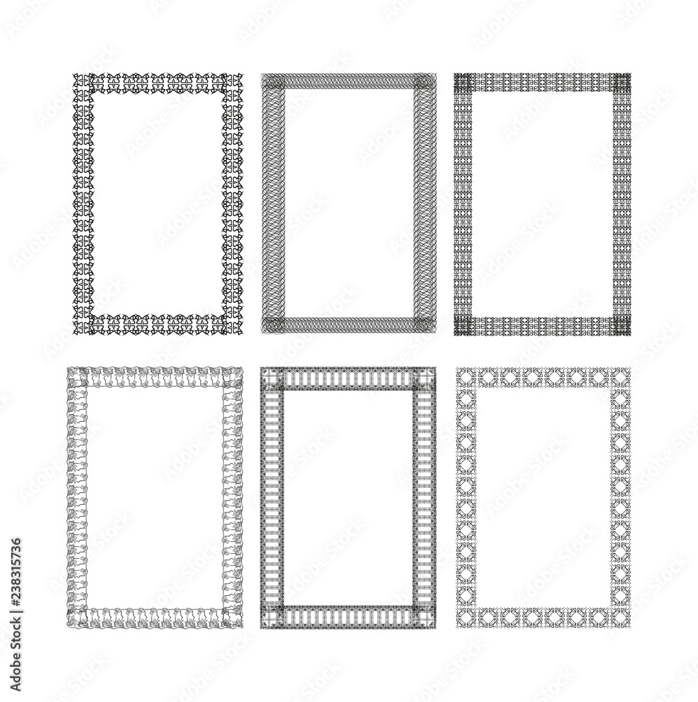 The frame, border. For the certificate, diploma. Vector elements ...