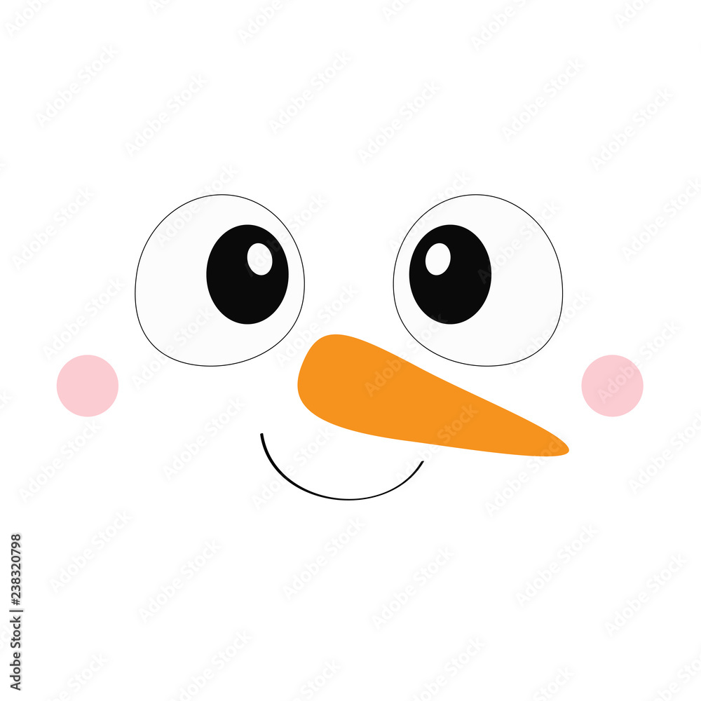 Snowman Nose Clipart