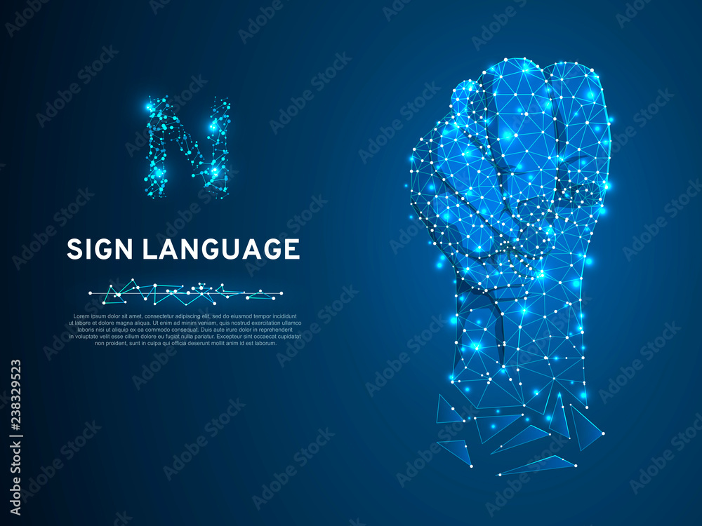 Sign language N letter, Russian Sing Dulya Figa Shish Kukish behind ...