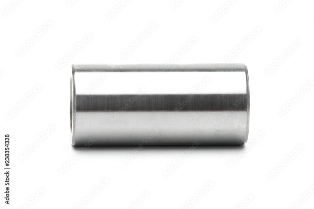 cylinders of pistons for an internal combustion engine on a white ...