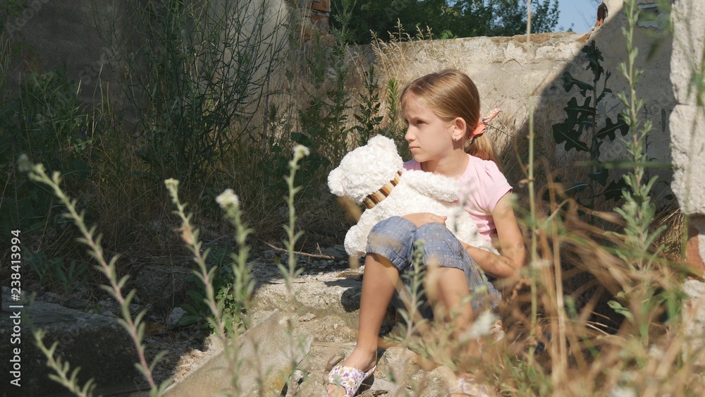 Homeless Kids Crying