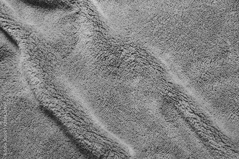 Gray soft teddy fleece texture. Stock Photo | Adobe Stock