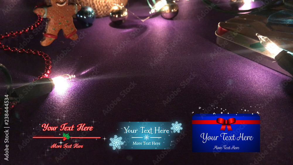 Holiday Lower Thirds Stock Template | Adobe Stock
