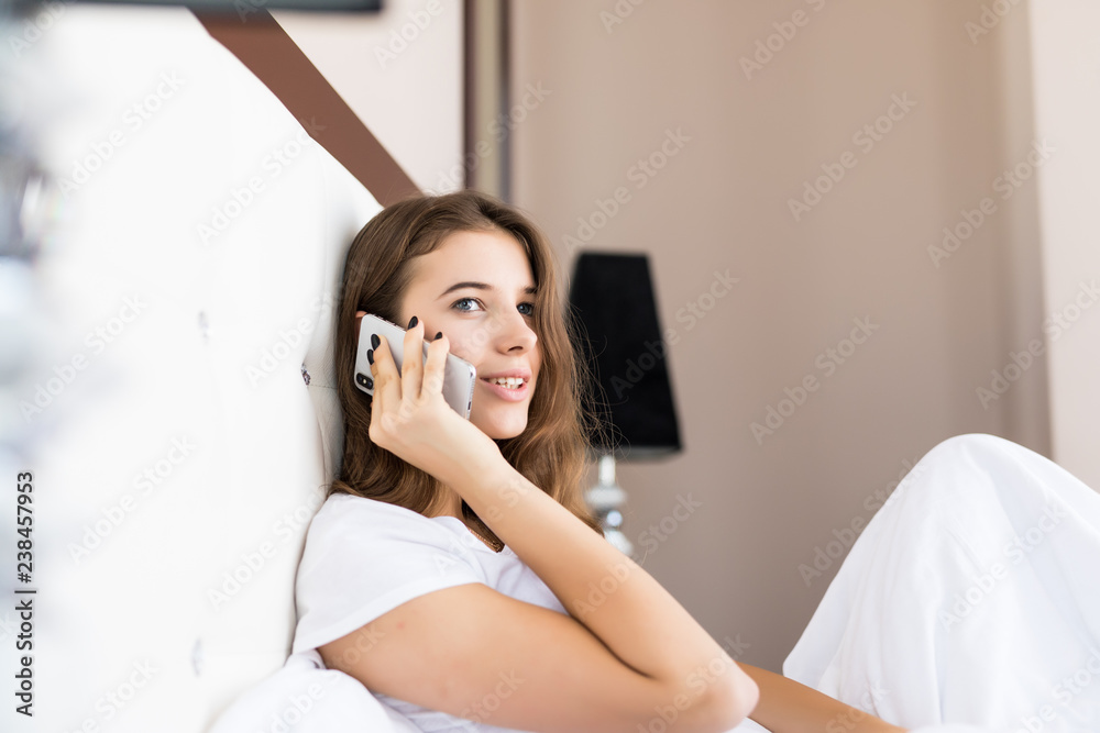 Teens Talking On Phone