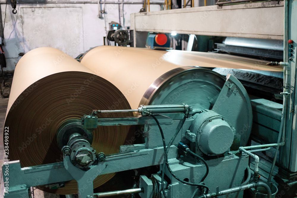 Paper production producing packaging paper and cardboard from waste ...