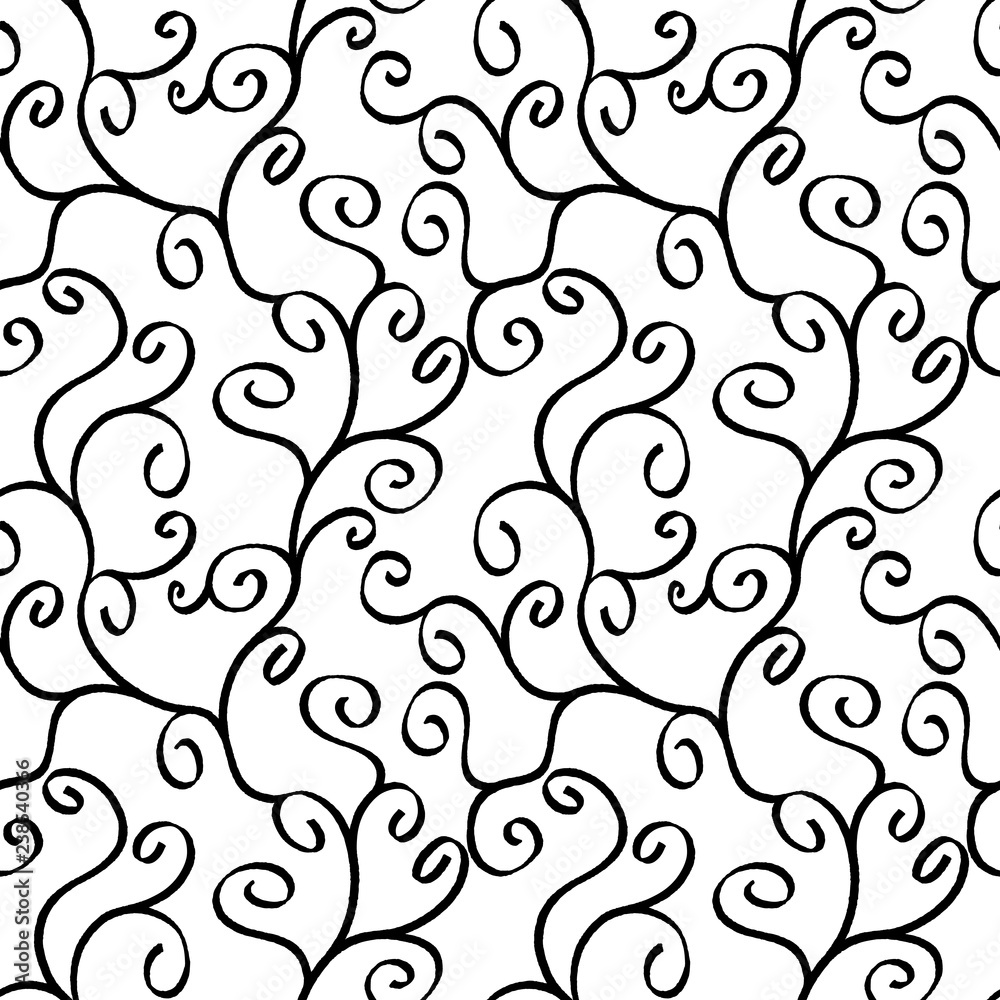 Black And White Swirl Patterns