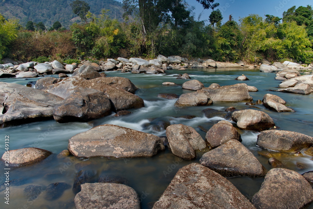 East India, Arunachal Pradesh, Singen river (right tributary of the ...