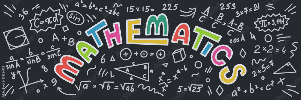 Mathematics. Stock Vector | Adobe Stock Mathematics. Stock Vector | Adobe Stock