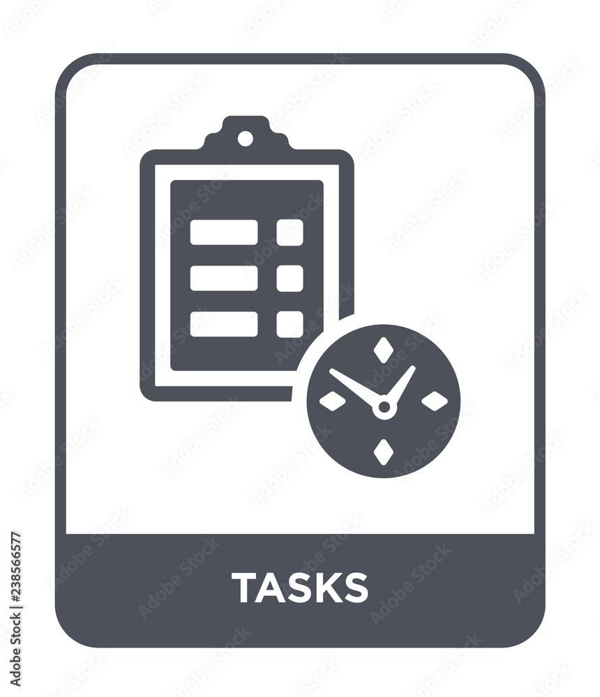 tasks icon vector Stock Vector | Adobe Stock