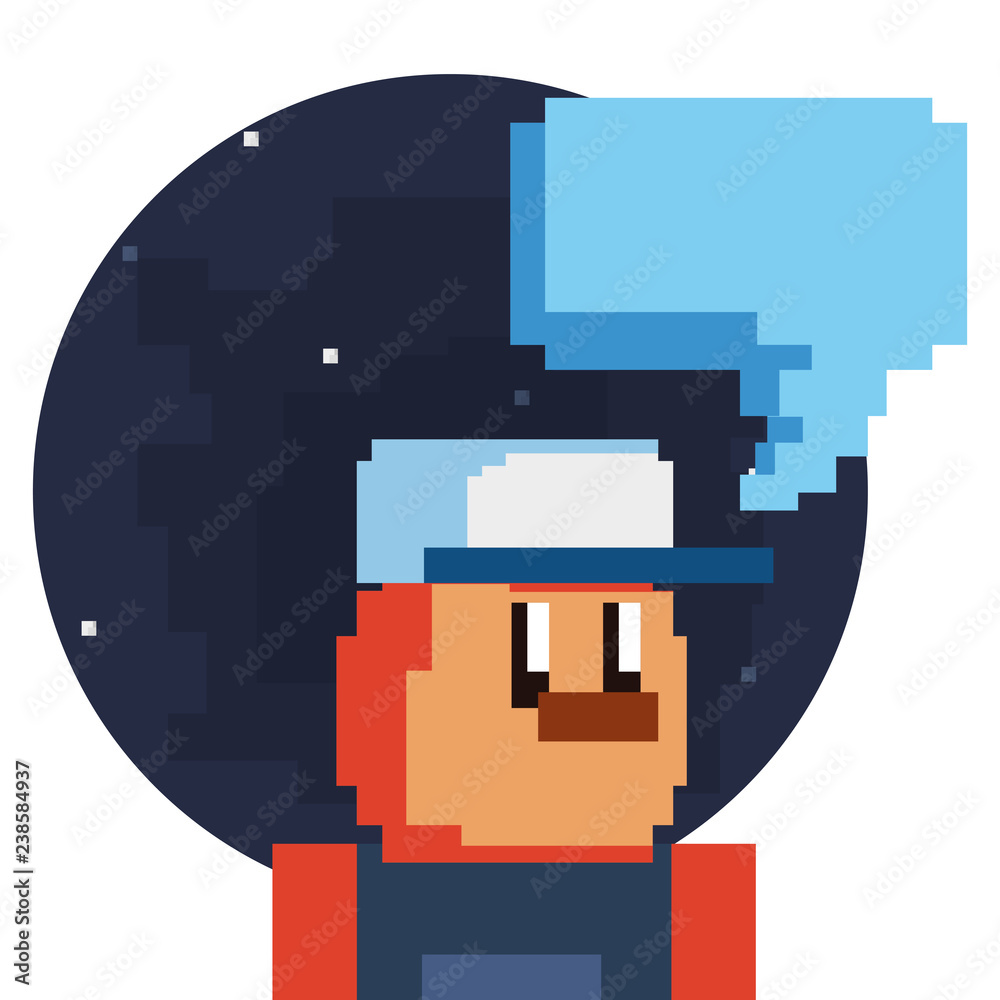 character video game Stock Vector | Adobe Stock
