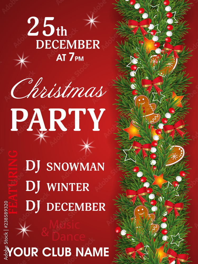 Christmas Party Border