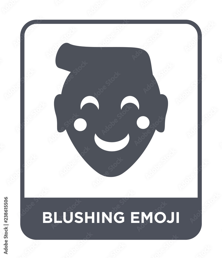 Blushing Emoticon Symbol
