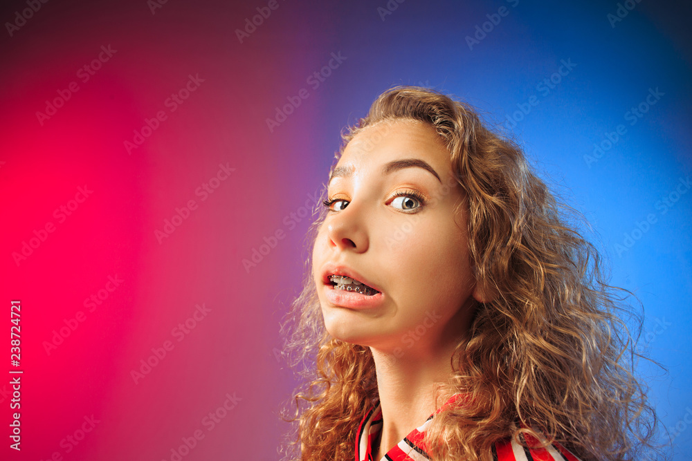 Ew Its So Gross Young Woman With Disgusted Expression Repulsing