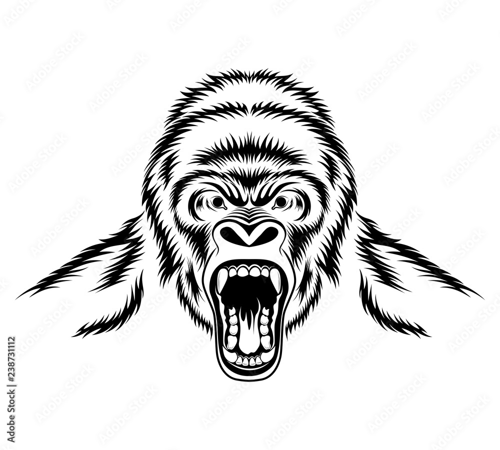 Evil Gorilla Art