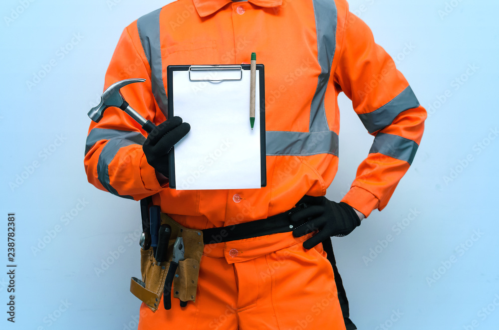 Building contract. Fix list. Building agreement mockup. Construction ...