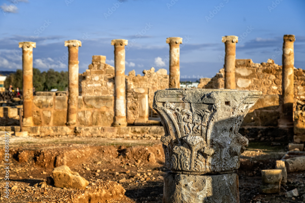 The House of Theseus, Roman villa ruins at Kato Paphos Archaeological ...