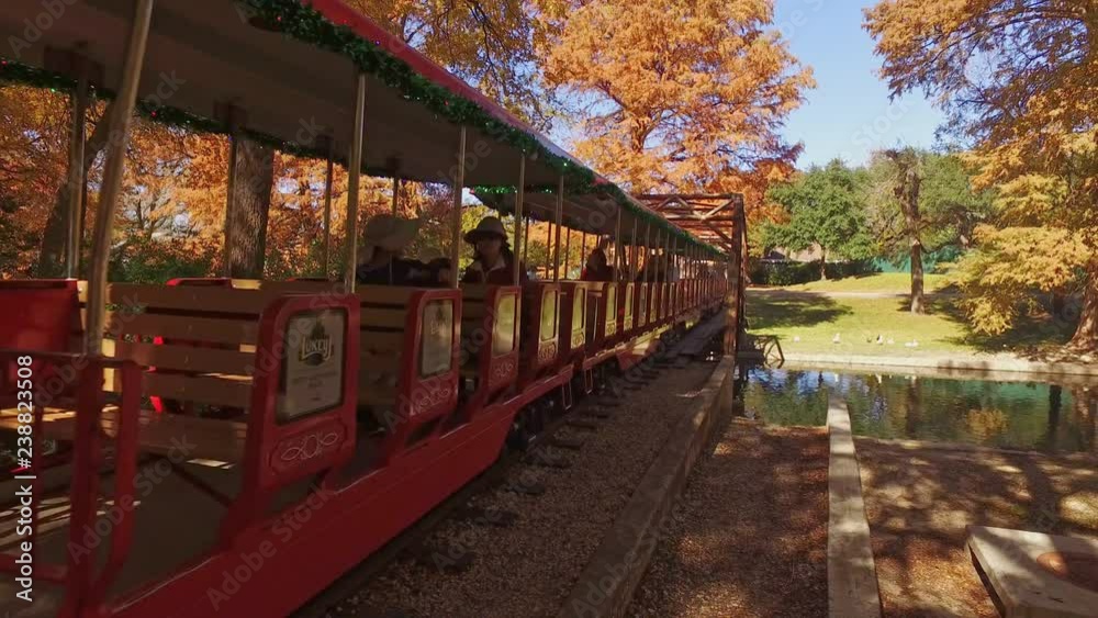 Mini size steam engine old cowboy style locomotive that people ride on ...