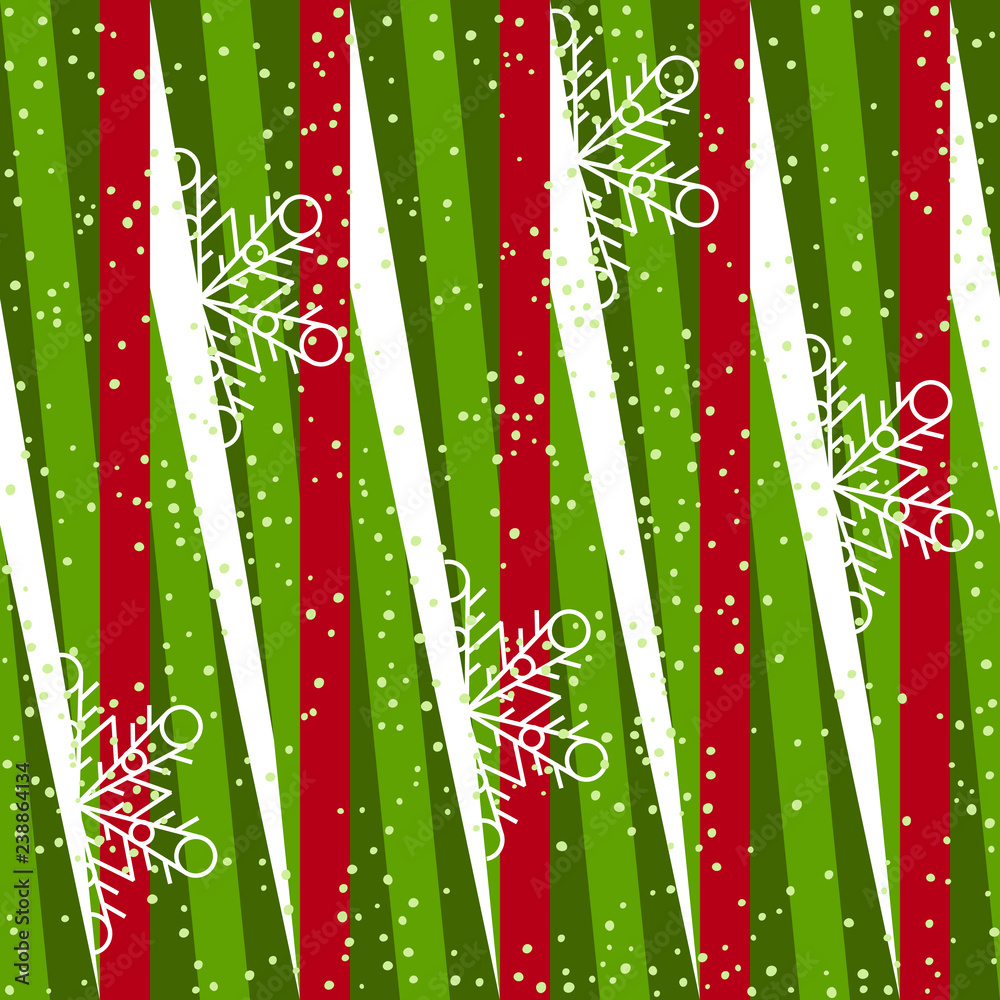 Christmas Stripes Wallpaper
