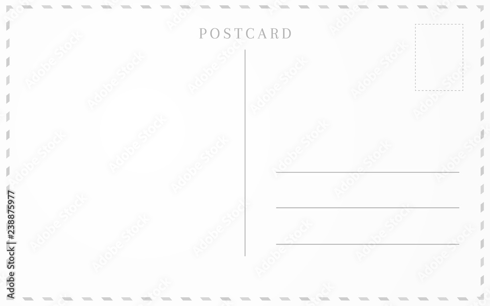 Old postcard template. Post card frame design. Stock Vector | Adobe Stock Old postcard template. Post card frame design. Stock Vector | Adobe Stock