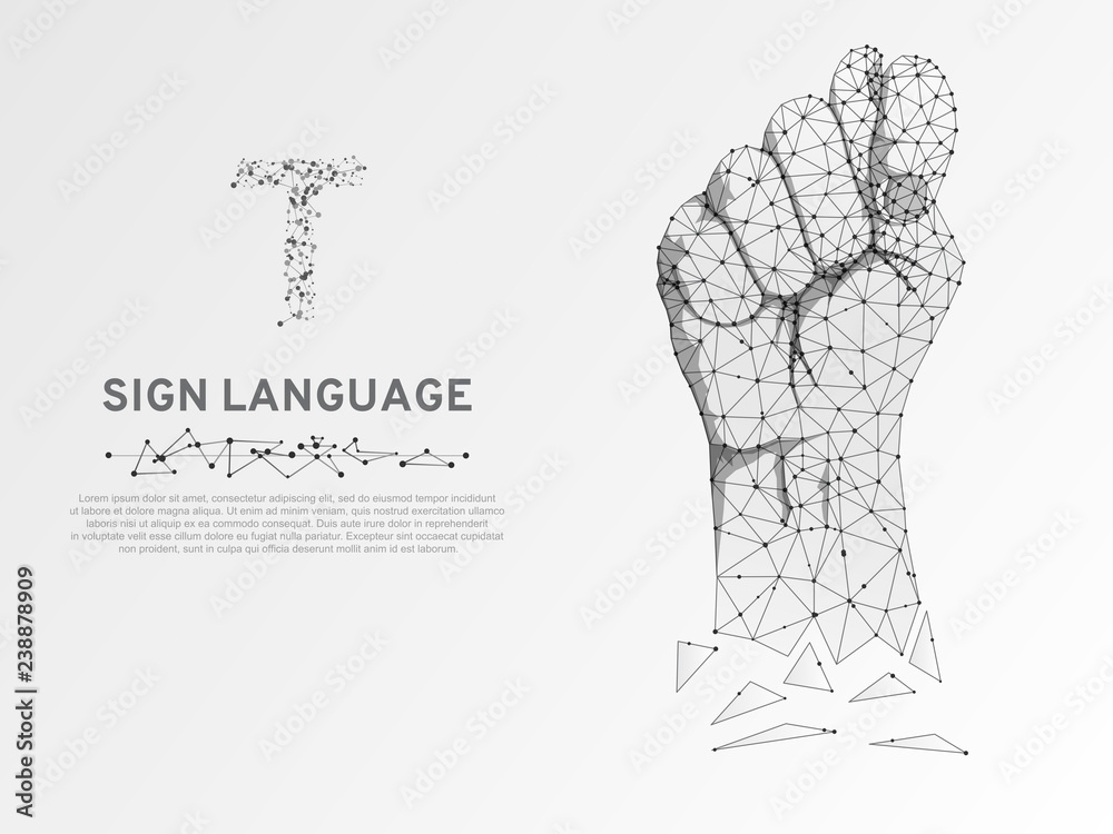 Origami Sign language T letter, Russian Sing Dulya Figa Shish Kukish ...
