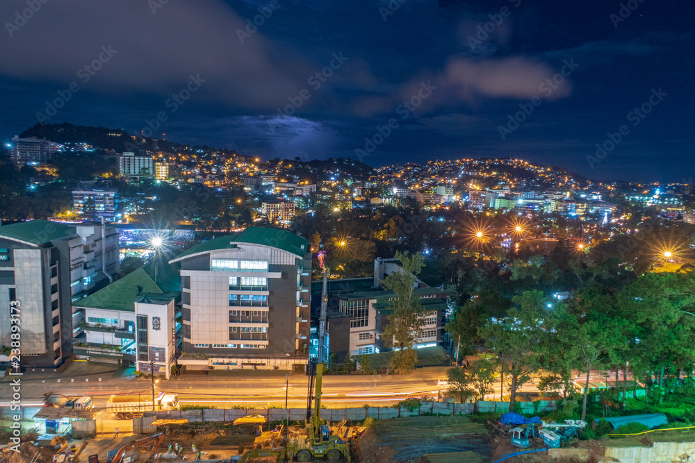 Baguio Cityscape in the philippines Stock Photo | Adobe Stock
