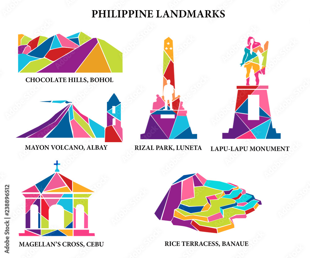 PHILIPPINE LANDMARK 2 Stock Illustration | Adobe Stock